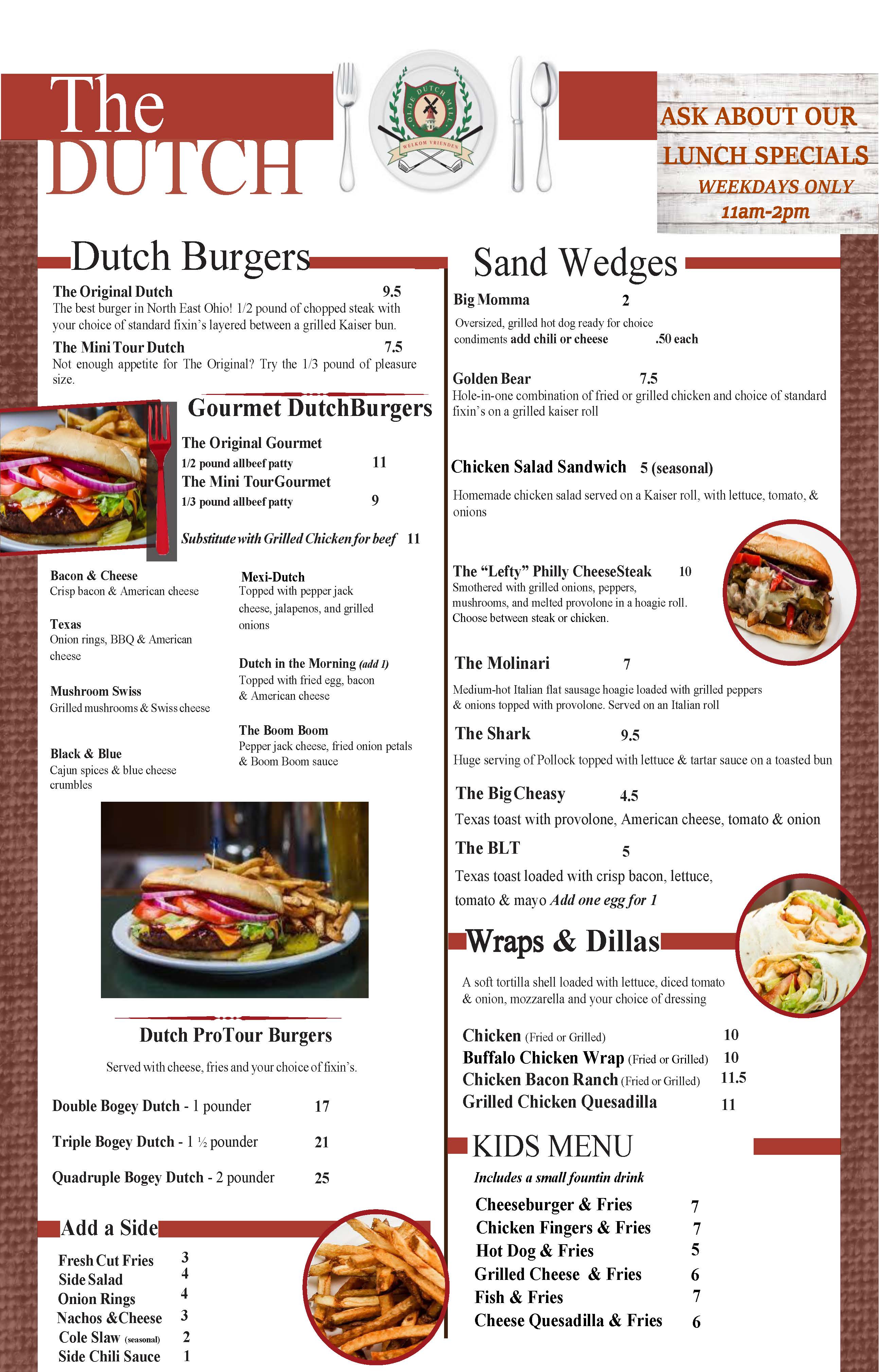 Food - Olde Dutch Mill Golf Course